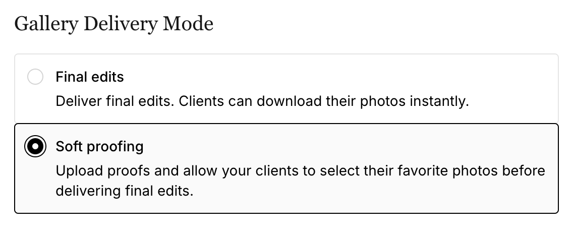 Client Galleries Overview – Session Help