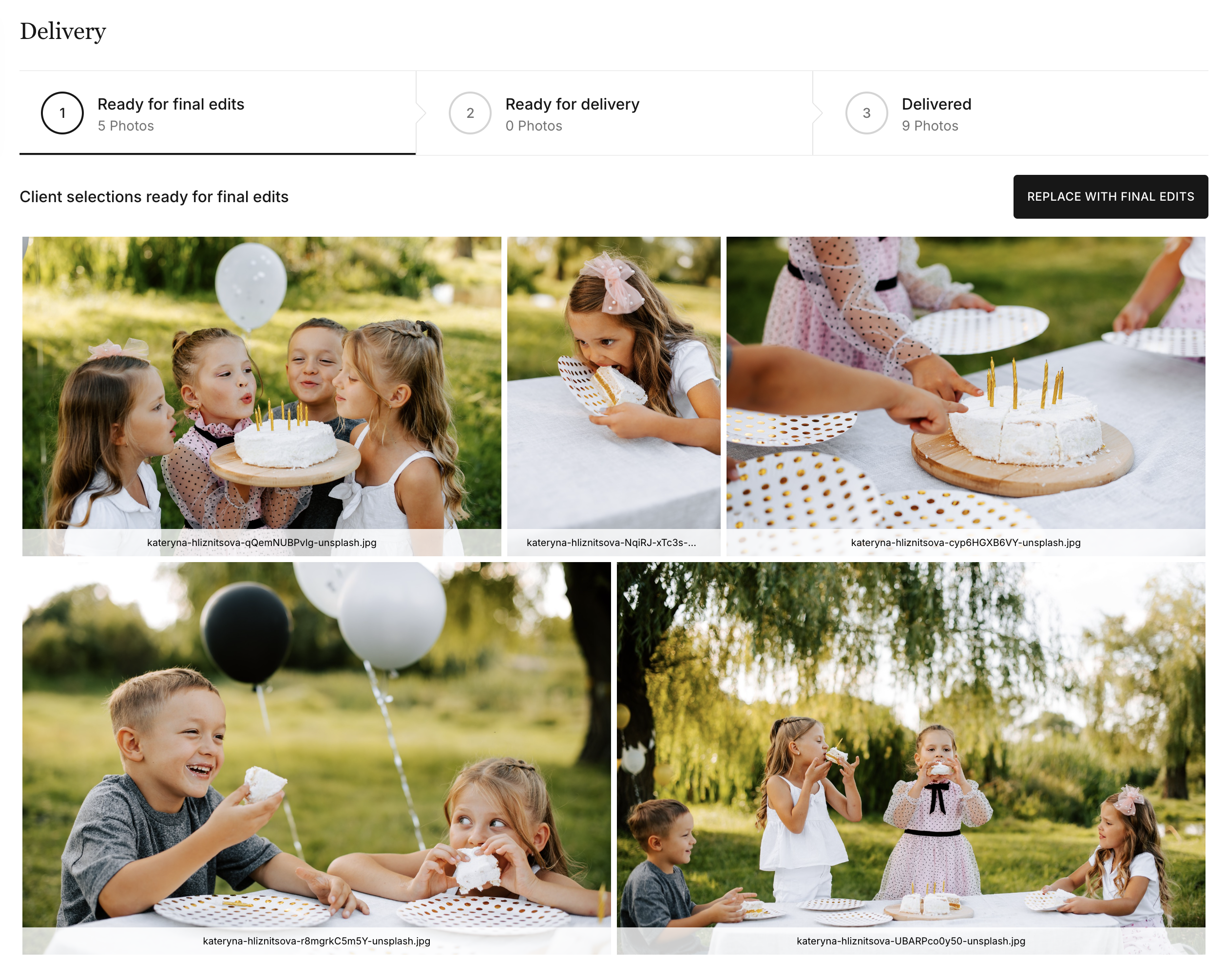 Client Galleries Overview – Session Help